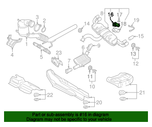 4H0-133-246-J - Exhaust Control Valve Actuator 2013-2020 Audi ...