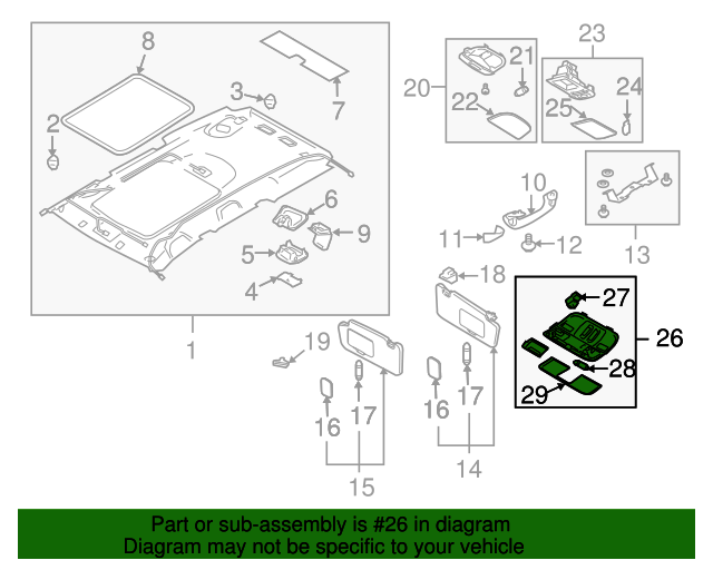 2008-2009 Subaru Outback OEM NEW 2008-2009 Subaru Outback Limited Over ...