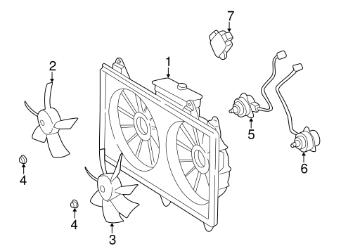 Cooling Fan for 2005 Lexus LS430 | My L Parts