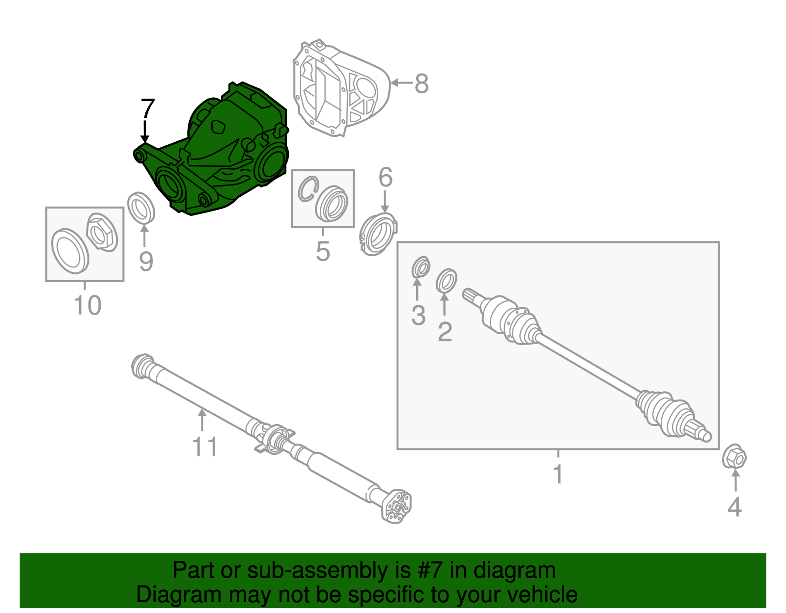 Genuine BMW 33-10-7-636-992 | Carrier Assembly | FREE Shipping on Most ...