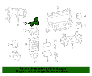 991-610-104-00 - Fuse And Relay Center Bracket 2012-2024 Porsche | OEM ...