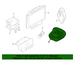 2013-2022 Land Rover Whitefire Headphones LR096498 | LandRoverParamusParts