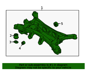 2022-2024 Hyundai Tucson Suspension Cross-Member Assembly 55405-N9050 ...