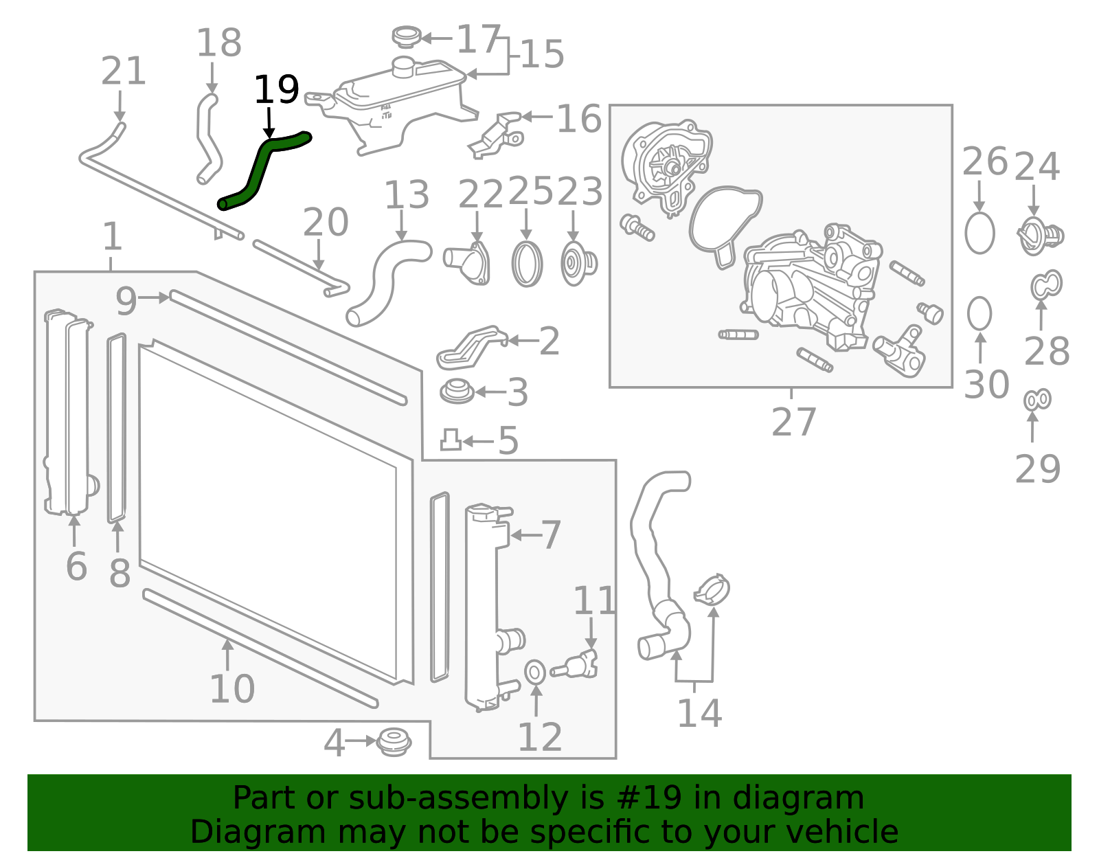 16261-36080 - Overflow Hose - 2015-2020 Lexus | My L Parts