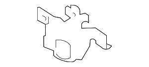 86617-1U200 - Impact Bar Bracket 2011-2013 Kia Sorento | Kia.Parts Store