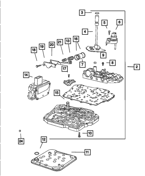 Valve Body for 2006 Dodge Dakota | Mopar Parts Unlimited