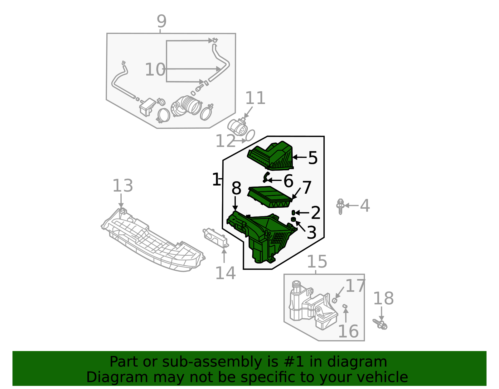 2021-2023 Hyundai Elantra Air Cleaner Assembly 28110-AA150 | OEM Parts ...