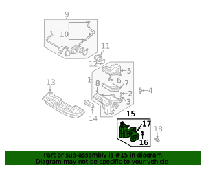 Genuine Resonator for 2021-2024 Hyundai Elantra | Part# 28190-AA100 ...