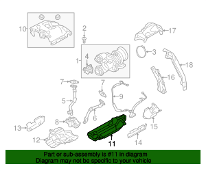 Genuine BMW 11-65-7-843-158 | Lower Shield | FREE Shipping on Most ...