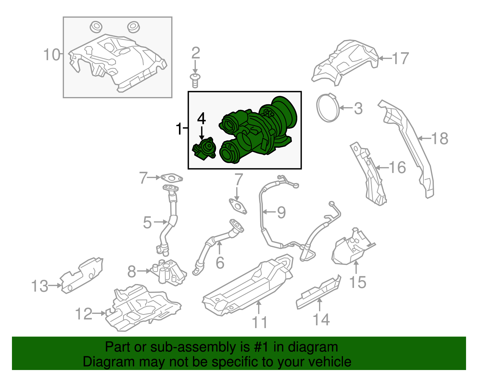 11-65-7-887-116 - High-Quality Turbocharger for 2012-2016 BMW | AutoNation Parts