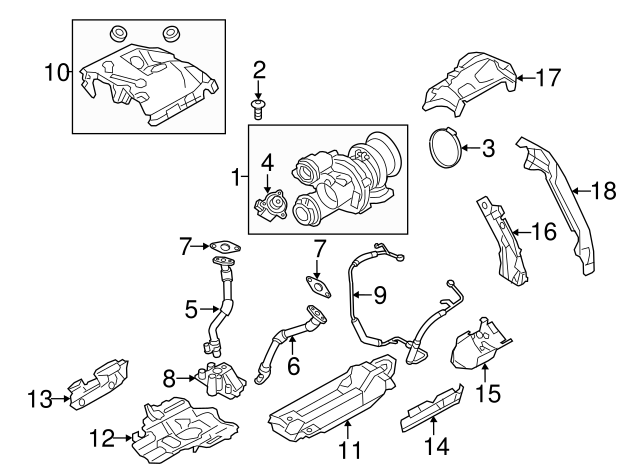 11428092560 - 2010-2019 BMW Oil Return Cover (11-42-8-092-560) | BMW of ...