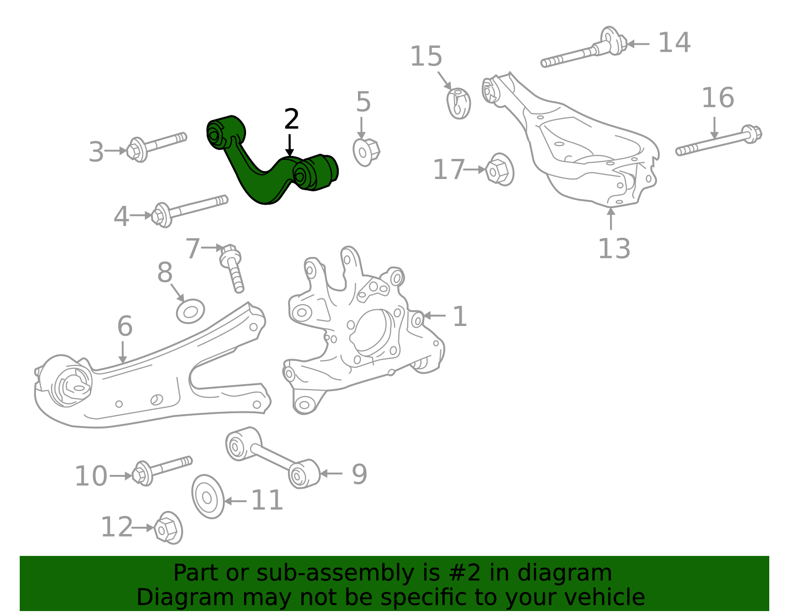 2021-2024 Toyota Sienna Upper Control Arm 48770-45010 | Toyota Parts Center