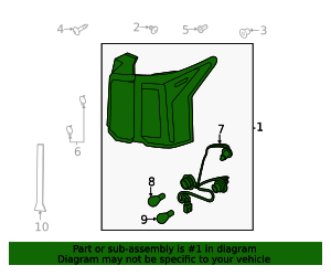 92410-P4000 - Tail Lamp Assembly 2021-2024 Kia Sorento | Kia.Parts Store