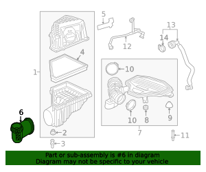 2020-2023 Cadillac XT6 Engine Air Intake Hose 84240995 ...