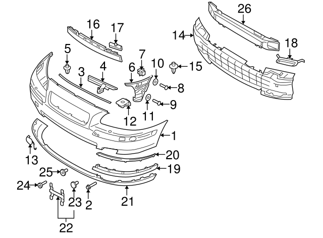 30655980 - Mount Bracket 2005-2009 Volvo | AutoNationParts.com