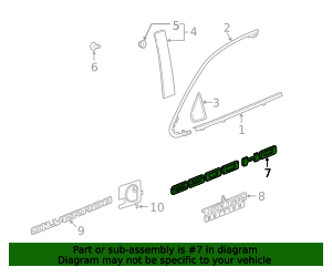 84358804 - Front Side Door Weight Class Name Plate 2020-2023 Chevrolet ...