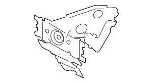 2011-2015 Audi Q7 Vapor Canister Purge Solenoid Bracket 06E-133-520-F ...