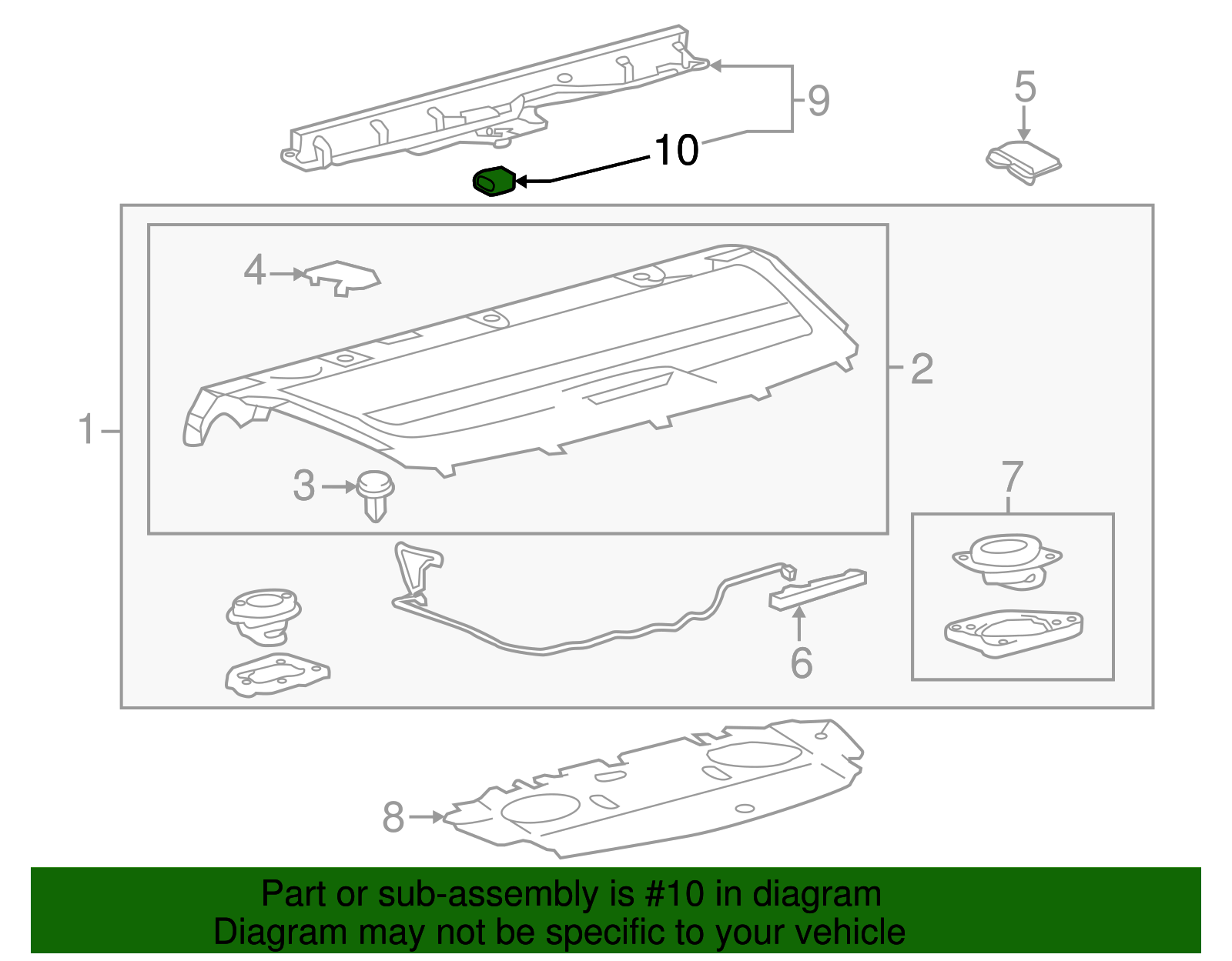 85911-07010 - Relay 2013-2014 Toyota Avalon | Group 1 Auto Parts