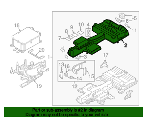 7LE-804-841 - Drive Motor Battery Pack Cover 2015-2019 Volkswagen ...