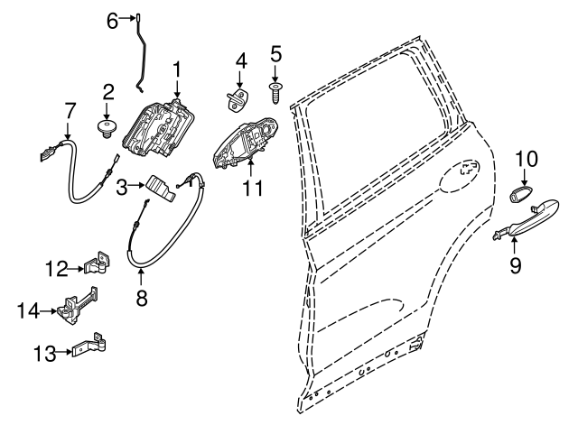 Genuine BMW 51-22-7-409-276 | Lock Cable | FREE Shipping on Most Orders ...