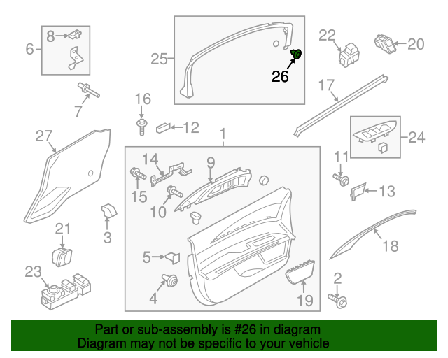 2009-2025 Ford Window Molding Bolt W712792S300 | TascaParts.com