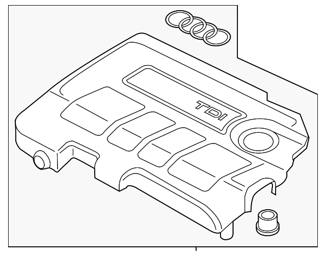 2015 Audi A3 Engine Cover 04L-103-925-R | OEM Parts Online