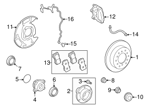 2008-2015 Lexus LX570 Rotor 43512-60180 | OEM Parts Online