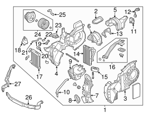 Genuine Adjust Motor for 2013-2019 Hyundai | Part# 97161-1UAA0 ...