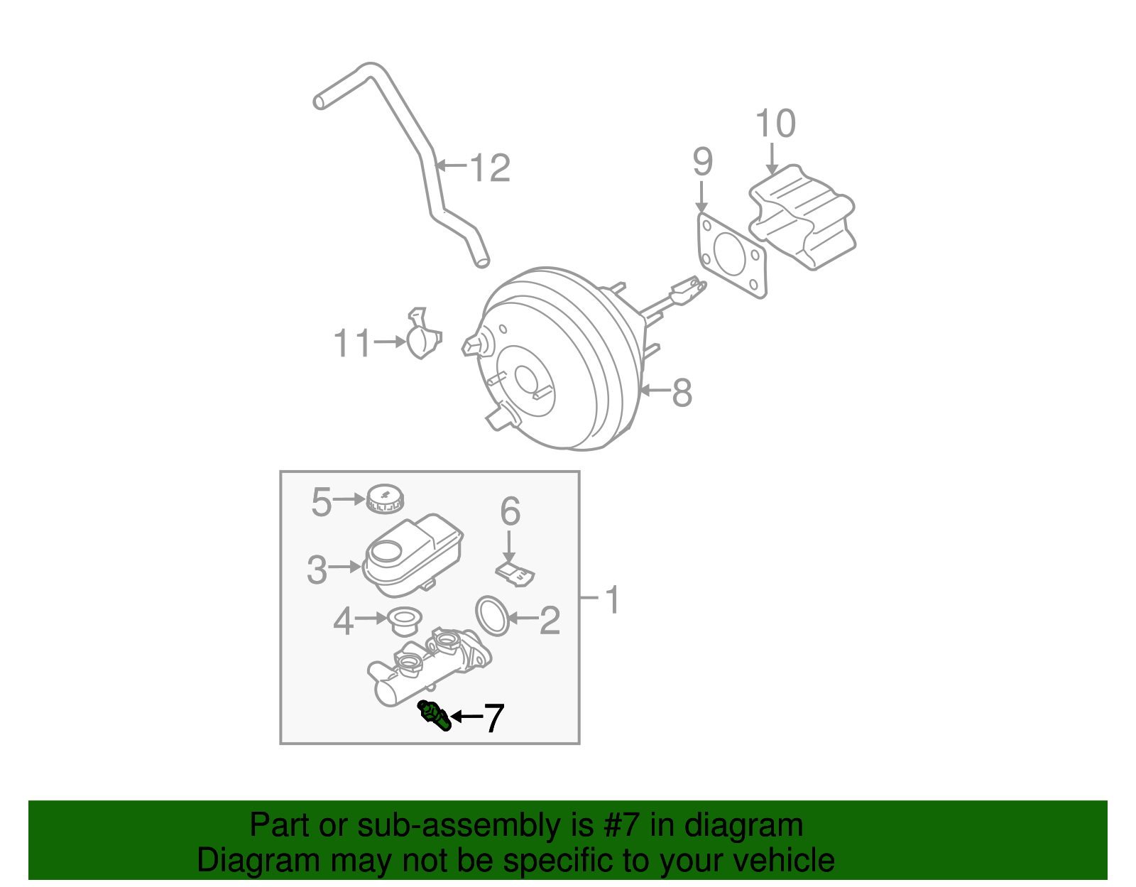 2008-2009 Nissan TITAN Pressure Sensor 47240-3X00A | My Nissan Part