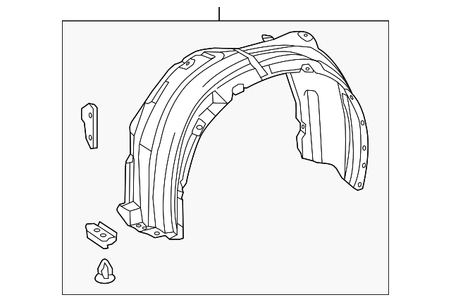 53875-06270 - Fender Liner - 2013-2018 Lexus | My L Parts