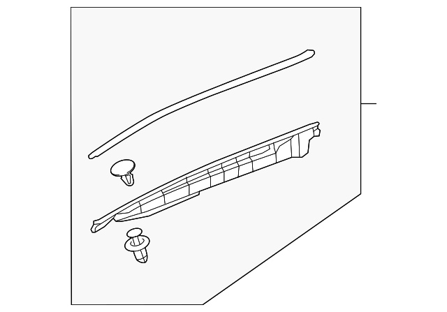 2013-2018 Lexus Protector 53806-33050 | OEM Parts Online