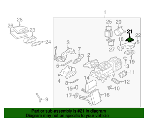 211-830-09-08 - HVAC Blower Motor 2003-2011 Mercedes-Benz ...