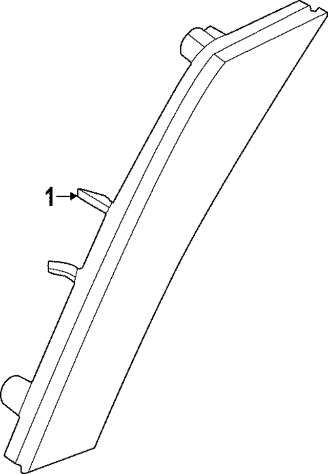 2022-2024 Nissan Frontier Reflector Panel 26140-9BU0B | My Nissan Part