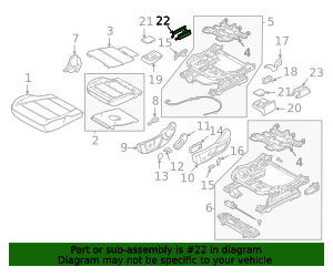 M2DZ-7861748-AC - Rear End Track Cover 2021-2024 Ford Bronco ...