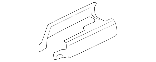 M2DZ-7861748-AC - Rear End Track Cover 2021-2024 Ford Bronco ...