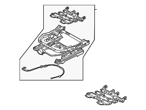 Genuine OEM Ford Part - Seat Track MB3Z-7861704-E | Genuine OEM Ford ...