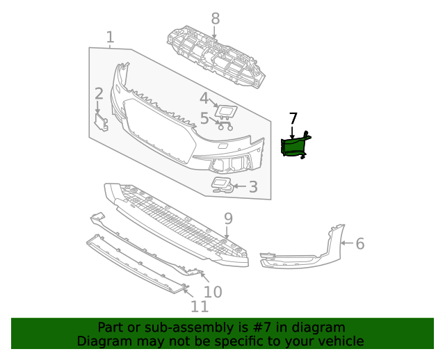 8W9-121-763-B - Radiator Support Air Duct 2020-2024 Audi A4 allroad ...
