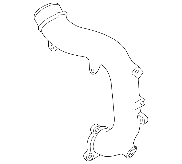 Genuine OEM Exhaust Intermediate Pipe Part# 28280-2B710 Fits 2013-2017 ...