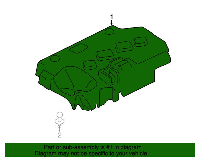 2015-2019 Ford Engine Cover CK4Z-9K540-C | QuirkParts