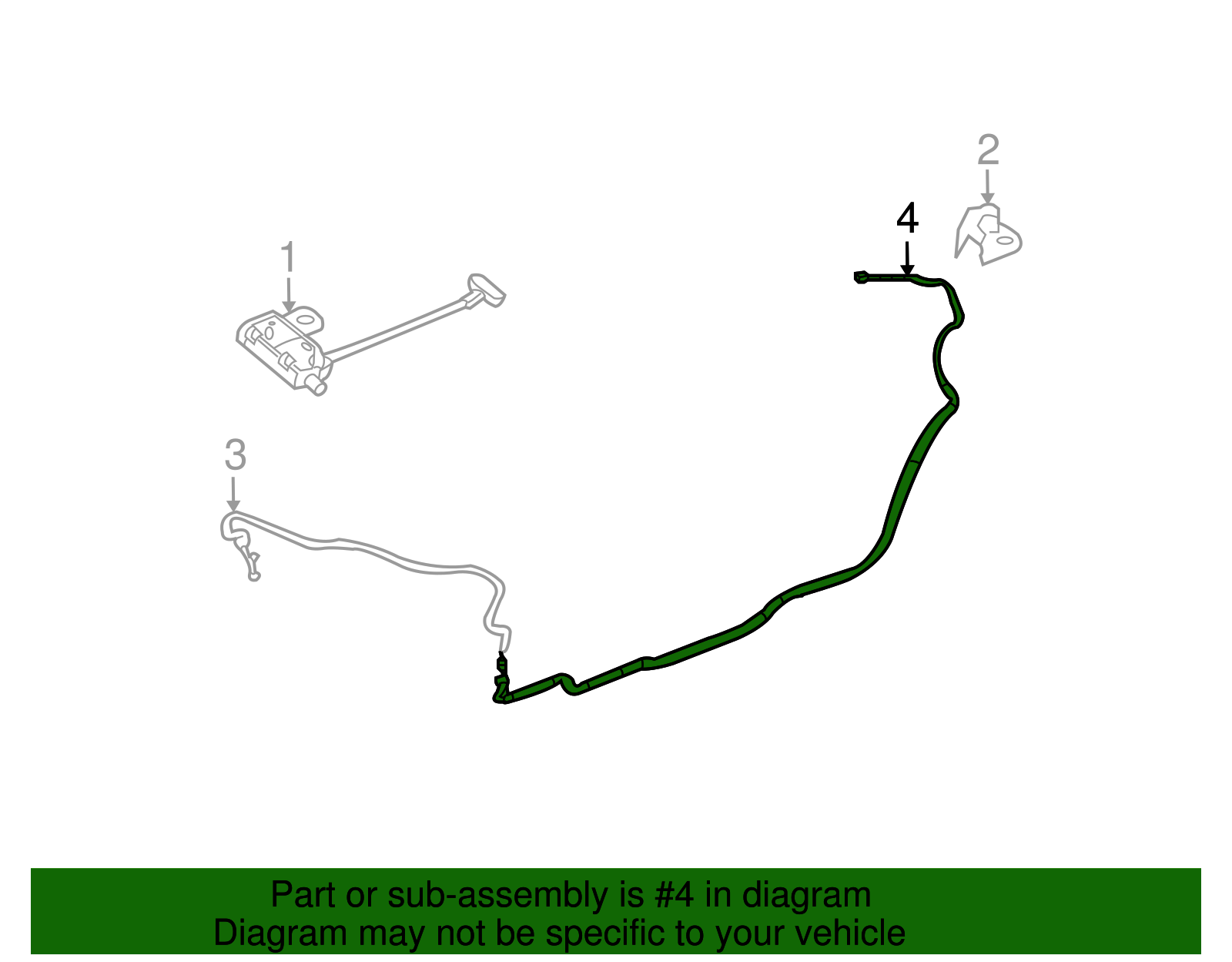 2004-2017 GM GM 13581174 OnStar/Mobile Phone Antenna Cable | GM Outlet