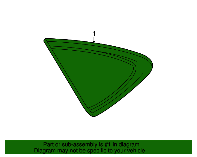 253-670-31-01 - Side Window, Fixed Mercedes-Benz USA Parts