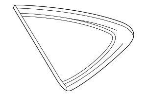 2017-2022 Mercedes-Benz Quarter Glass 253-670-31-01 | MB OEM Parts
