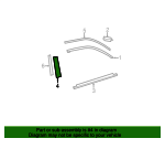 2007-2011 Toyota Camry Window Molding 75762-06020 | Toyota Parts Center