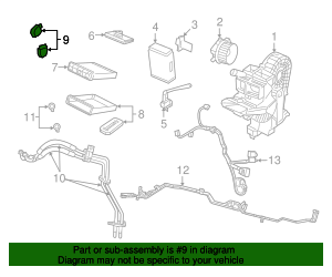 2008-2021 Mopar Actuator, A C And Heater 68299450AA | TascaParts.com