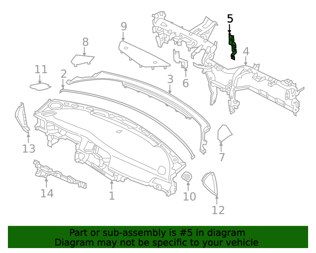 84758-D4000 - Reinforced Beam Bracket 2016-2020 Kia Optima | Kia.Parts ...