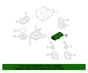 65-12-6-834-899 - Radio Amplifier 2010-2016 BMW | AutoNationParts.com