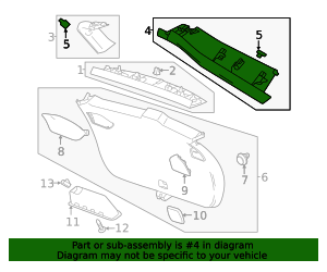 2020-2023 Buick Encore GX Upper Trim 42738780 | GMPartsDirect.com