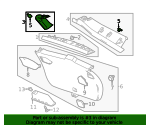 2020-2025 Buick Encore GX Upper Trim 42738778 GM | GMPartsDirect.com