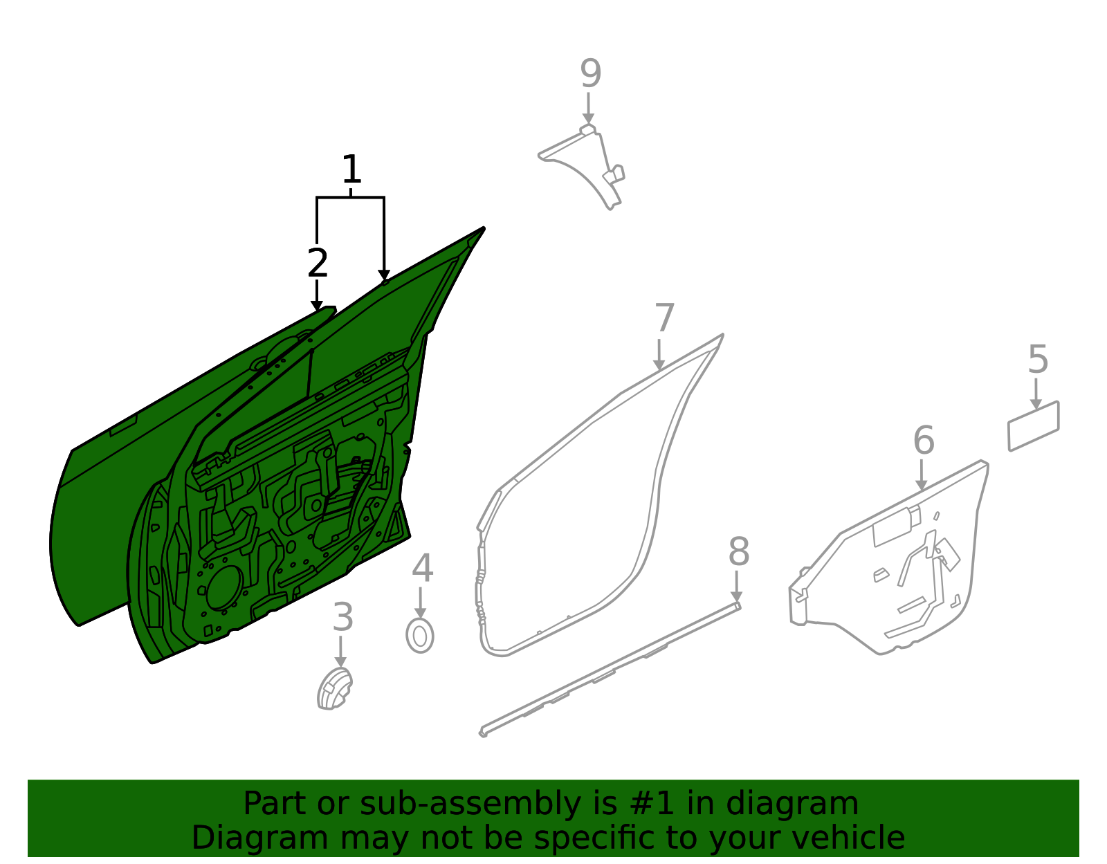 2020-2025 Nissan Sentra Door Shell H0100-6LTEB | Nissan Parts Plus