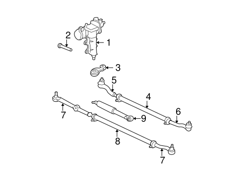 Steering Gear & Linkage for 2004 Jeep Grand Cherokee | Mopar Parts Canada